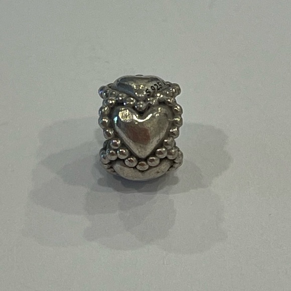 Pandora | Jewelry | Pandora Heart Charm Bead | Poshmark